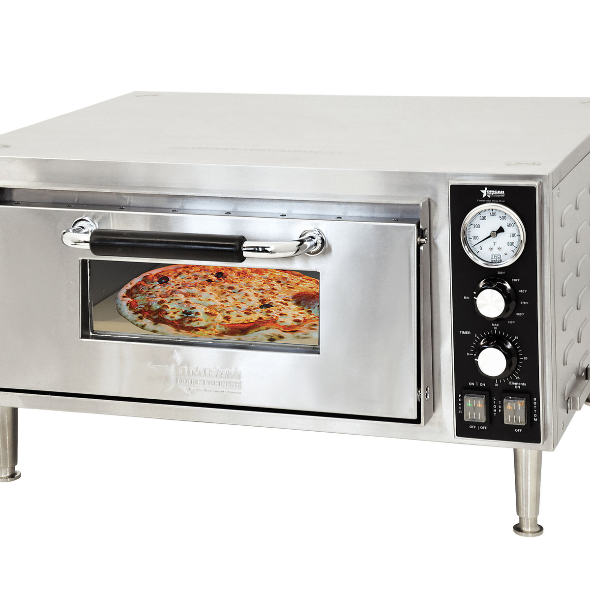Omcan Countertop Single Quartz Pizza Oven – Vancouver Restaurant Supply