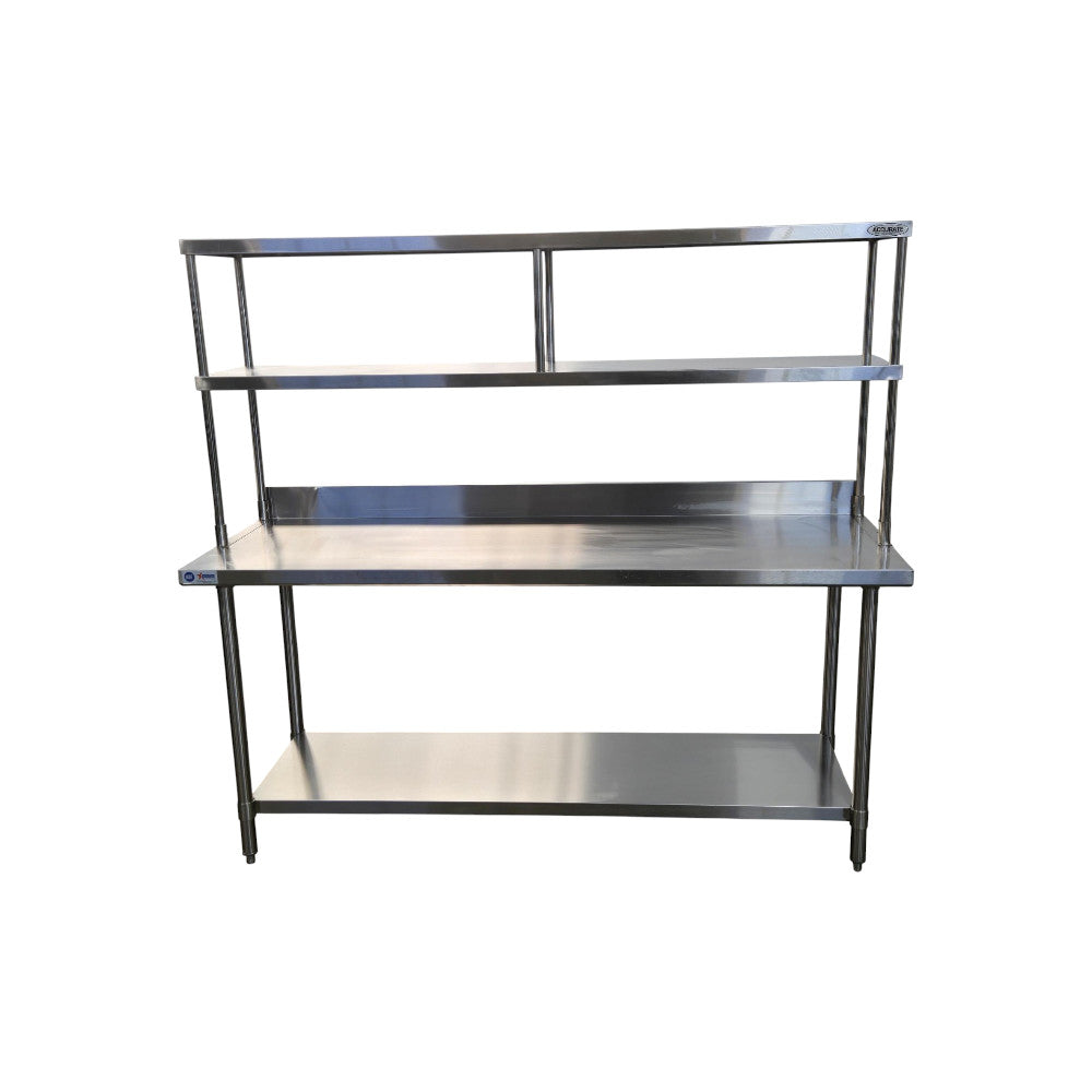 Omcan 22798 Work Table - 72 inch x 14 inch with Overshelf – Vancouver ...