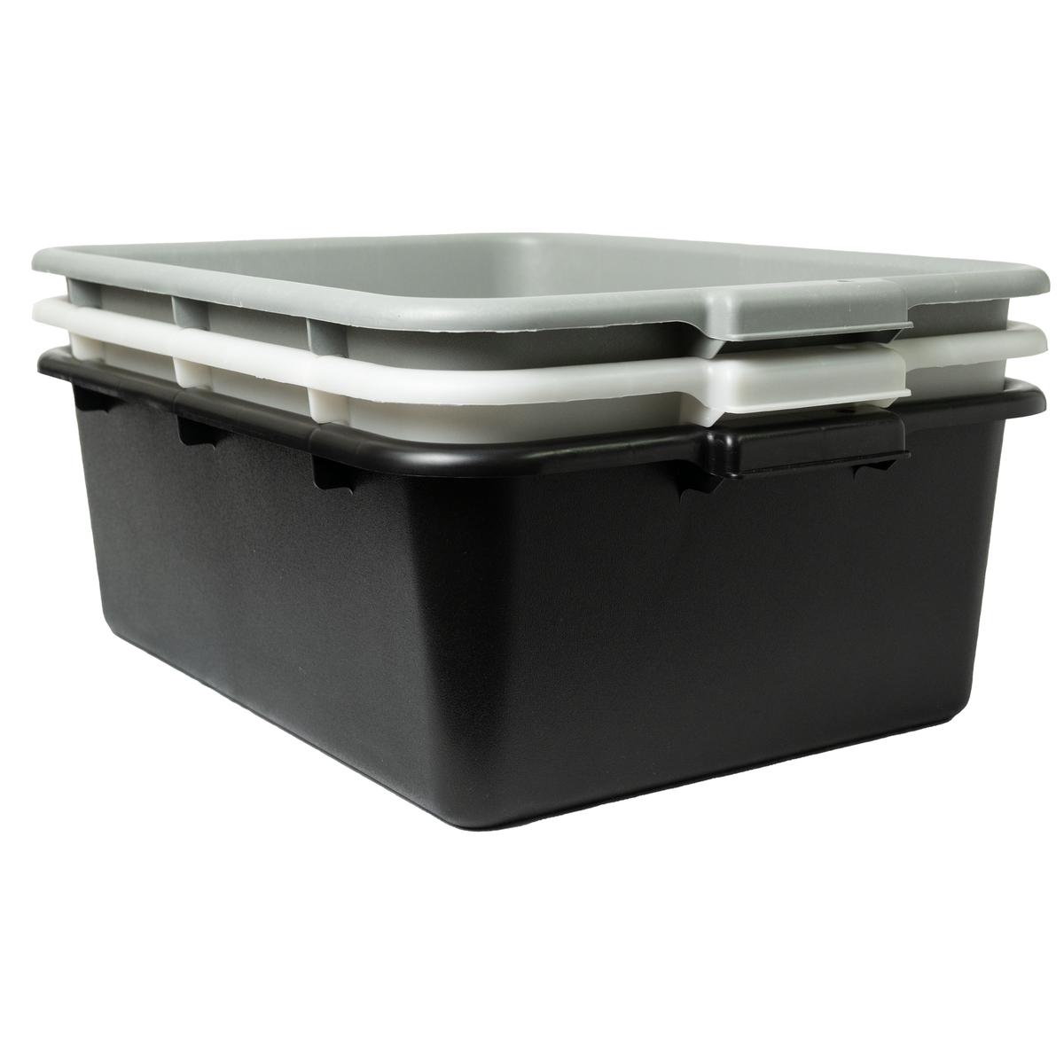 American Chef BUS-5G - Standard Weight Polypropylene Dish Box, 5" Dept ...