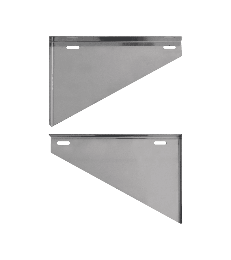 American Chef WS-BKT-14 Brackets – For 14" Wall Mount Shelf, 2 pcs/set ...